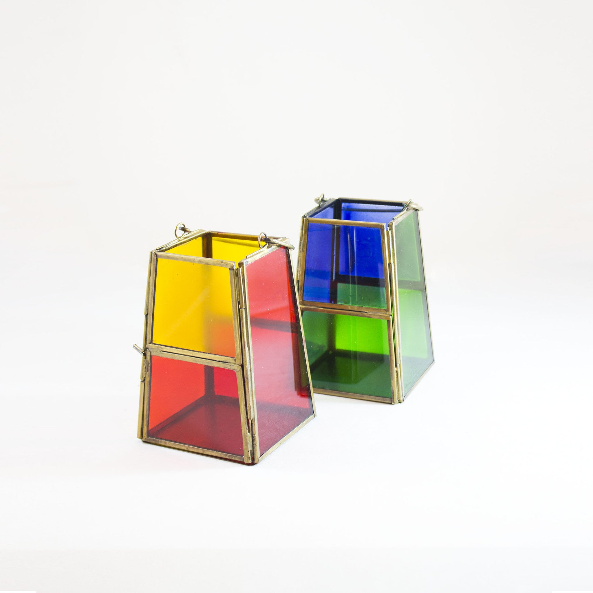 Mondrian Cube Lantern – Contemporary Arts & Crafts